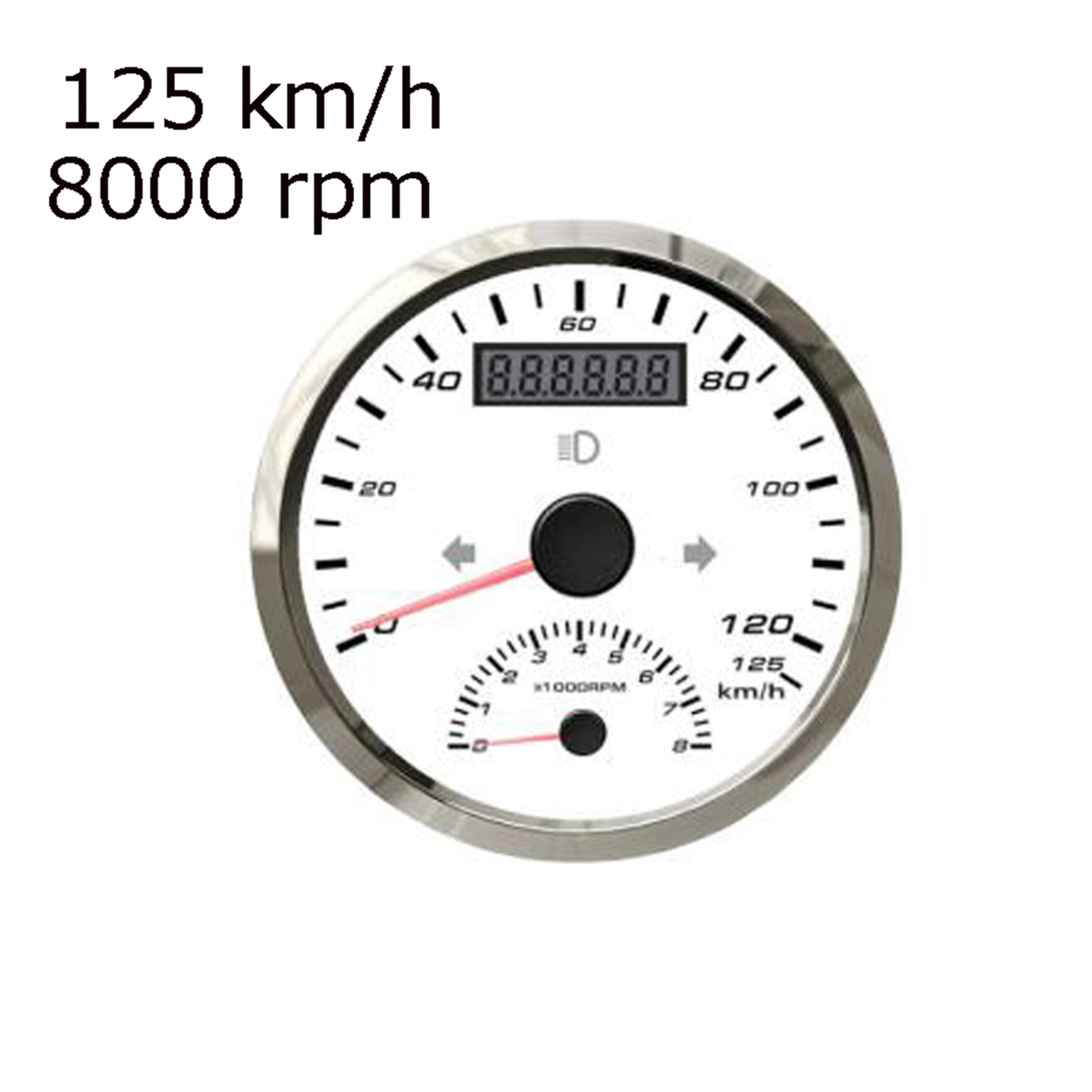 Multi-function GPS Speedometer Odometer 125/200km/h 0-8000RPM Speed ...