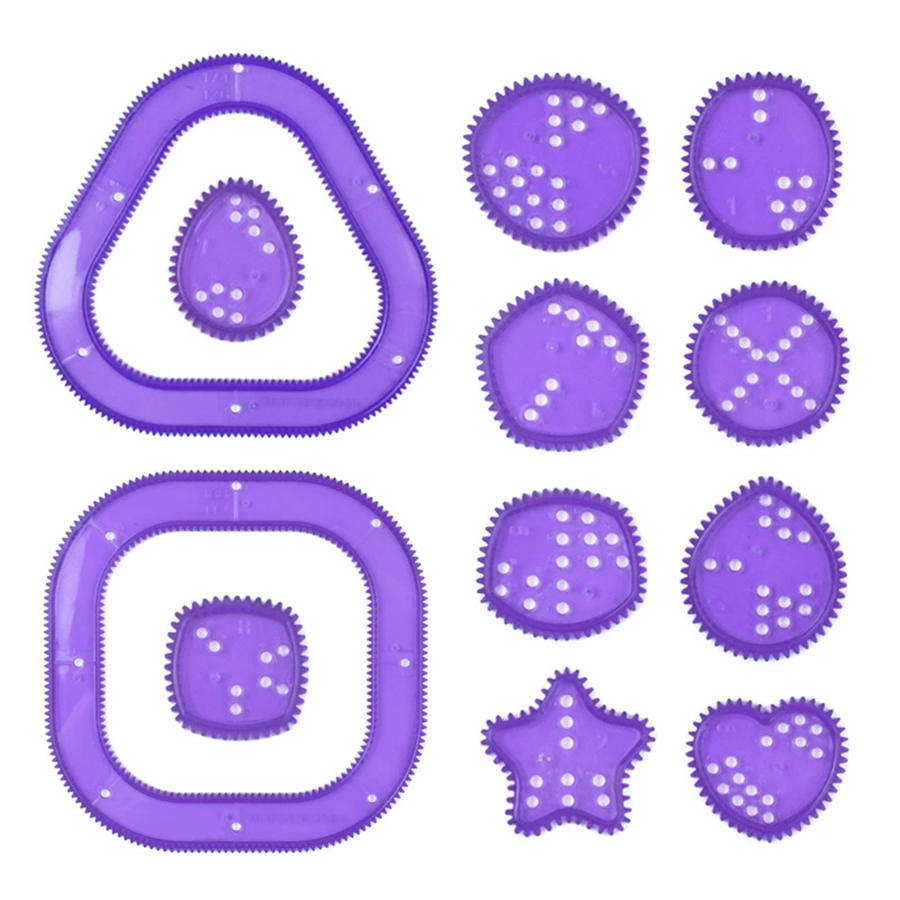 Multi-function Geometric Ruler Drawing Painting Spirograph Tools Kit ...