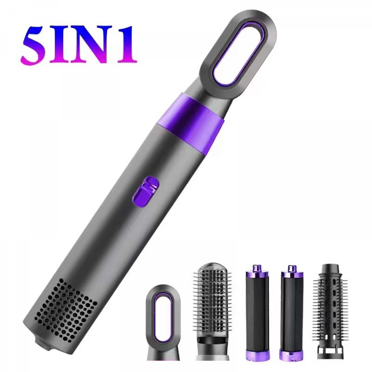 Multi-function Hot Air Comb，3-in-1 Hair Styling Tool for Straightening ...
