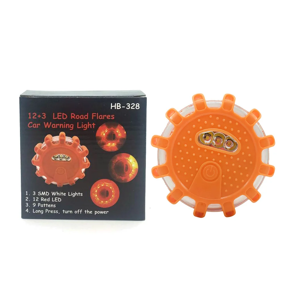 Multi-function LED Warning Light Car Broke Night Riding Fog Day Warning ...