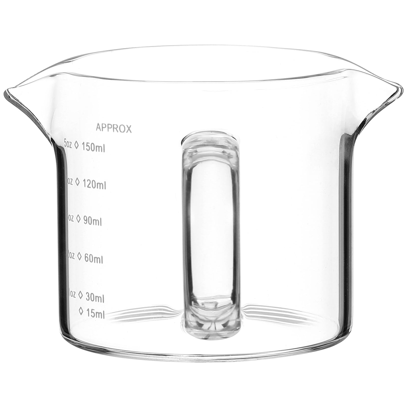 Multi-function Milk Pitcher Transparent Cream Pitcher Glass Creamer ...