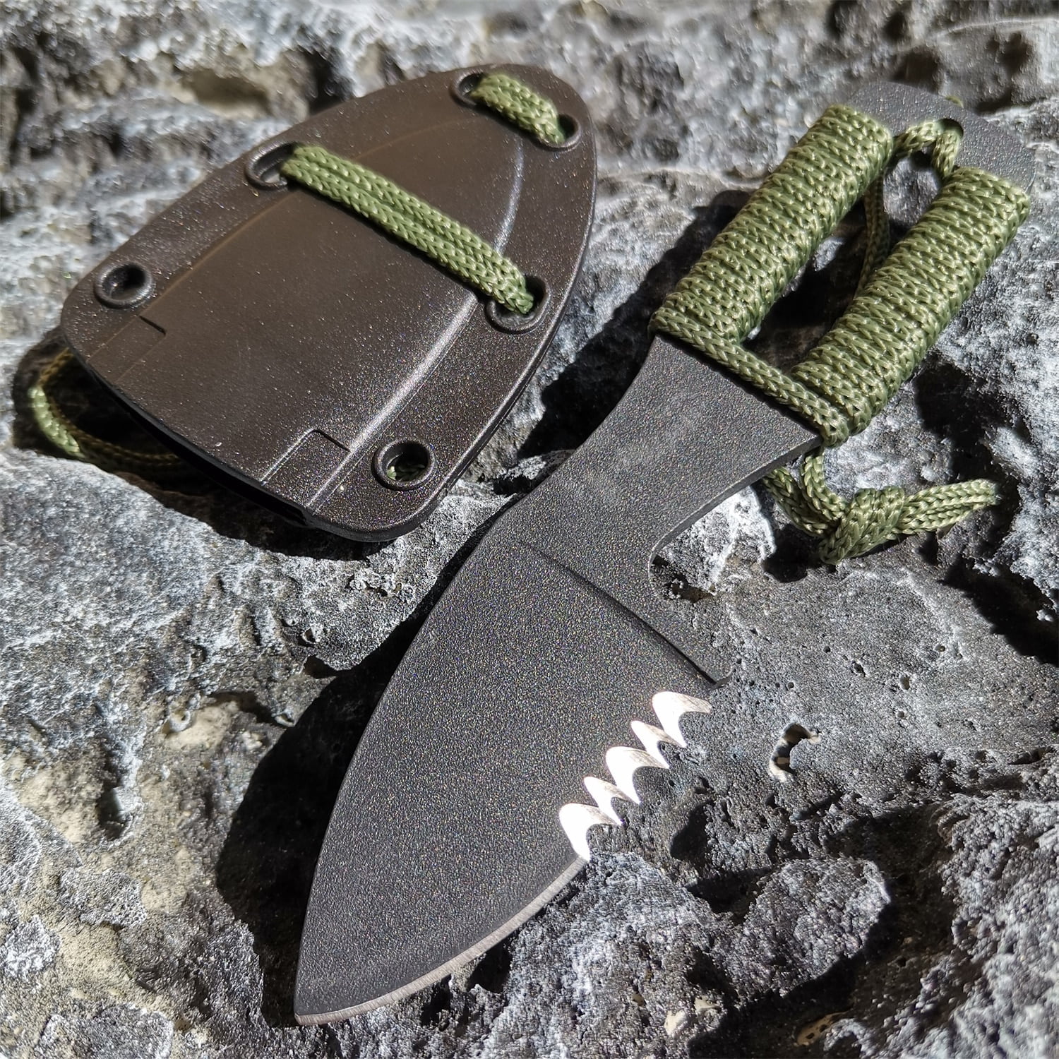 Multi-function Outdoor Tactical Straight Knife Fixed Blade Skinning ...