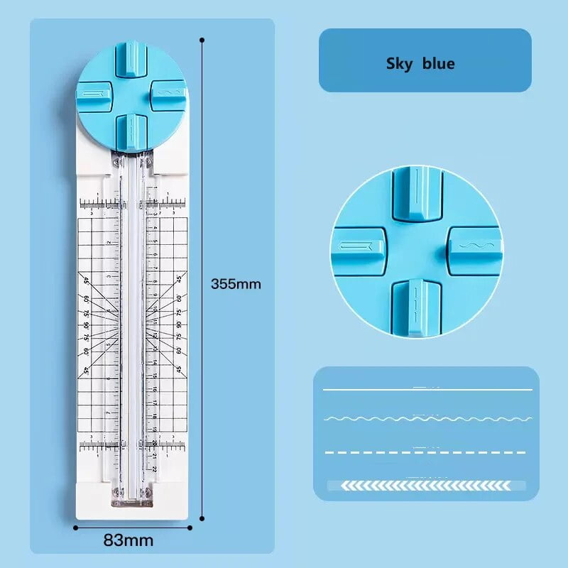 Multi-function Paper Cutter Creasing Machine 360-degree Rotary Paper ...