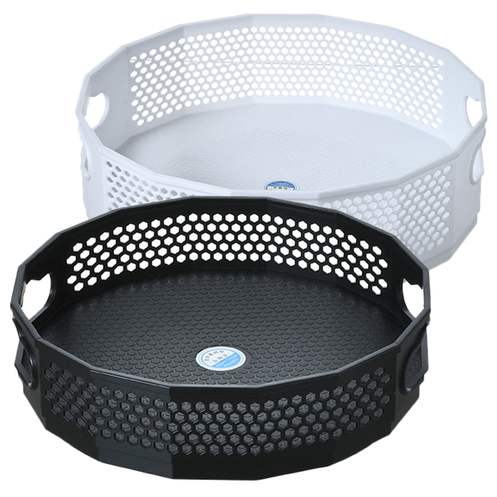 Eease 2Pcs Desktop Spice Trays Multi-function Spice Turntables ...