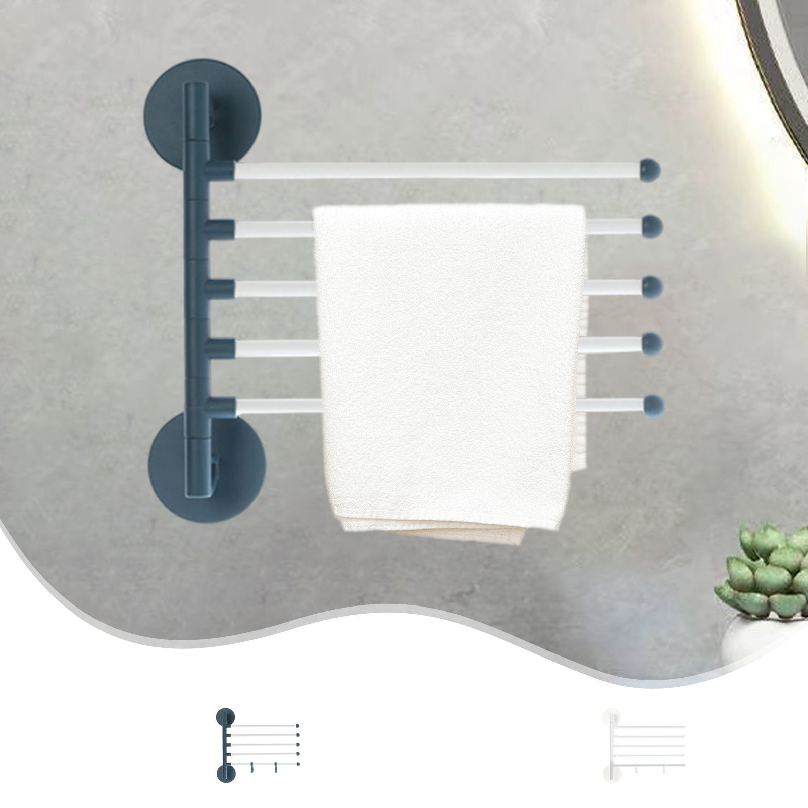 Multi-function Towel Rack, Paper Towel Holder, Bathroom Roll Organizer ...