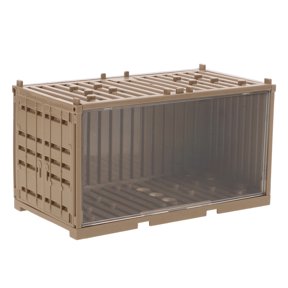 Juggernaut Storage 16QT Heavy-Duty Plastic Square Milk Crate Black ...