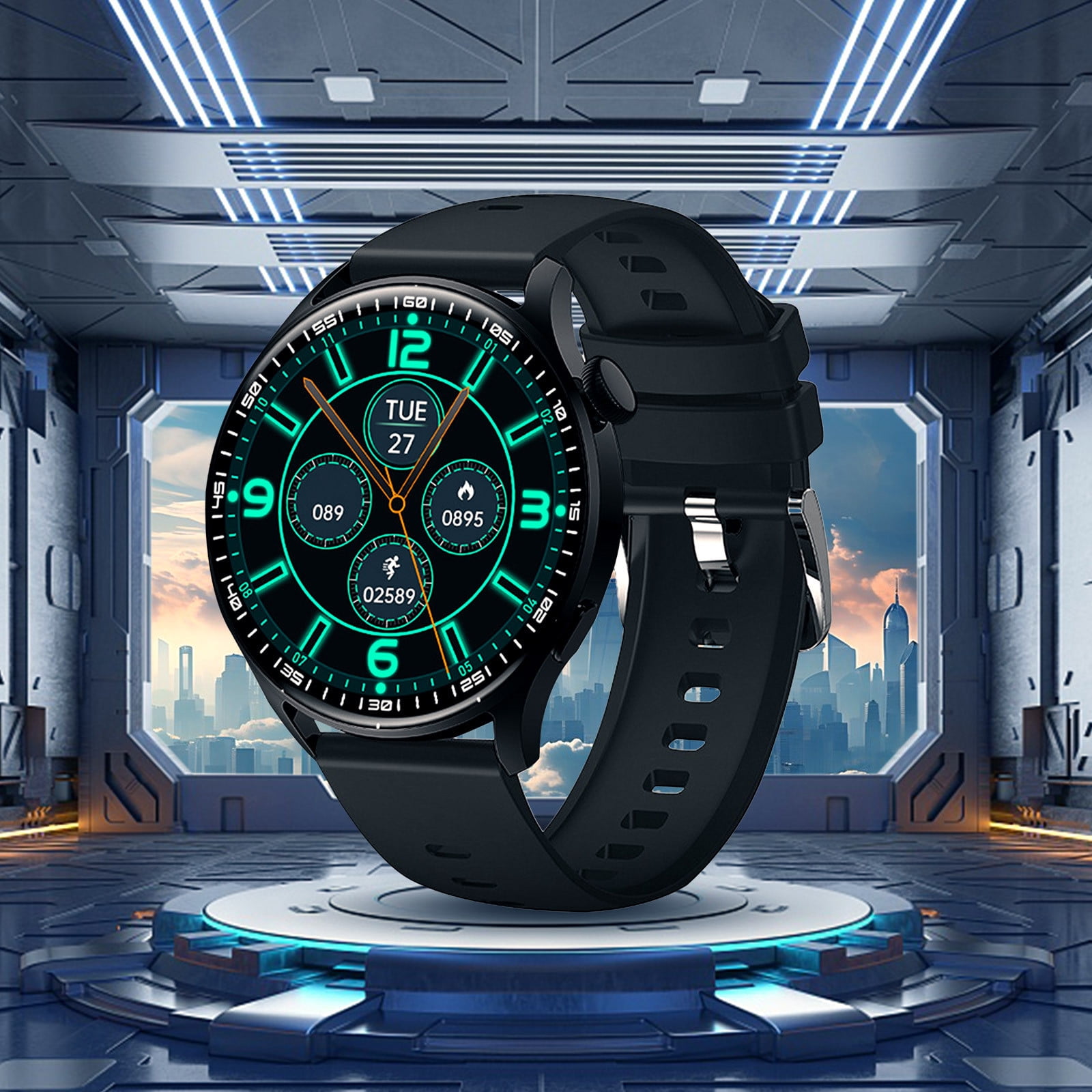 Multi-function Watch 2024 Smart Wearable Watch 1.28-inch HD Round ...