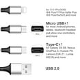 Multi-function charging cable, 10 feet 2-pack multi-phone charging ...