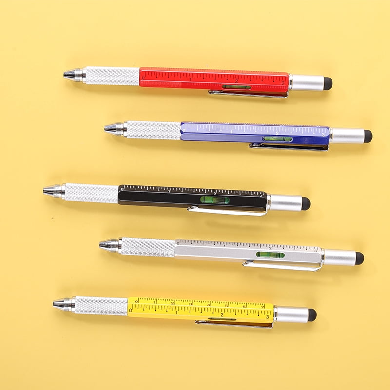 Multi-function tool ballpoint pen push neutral pen horizontal scale ...