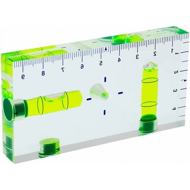 Multi-function transparent T-type spirit level with magnetic scale 95 x ...