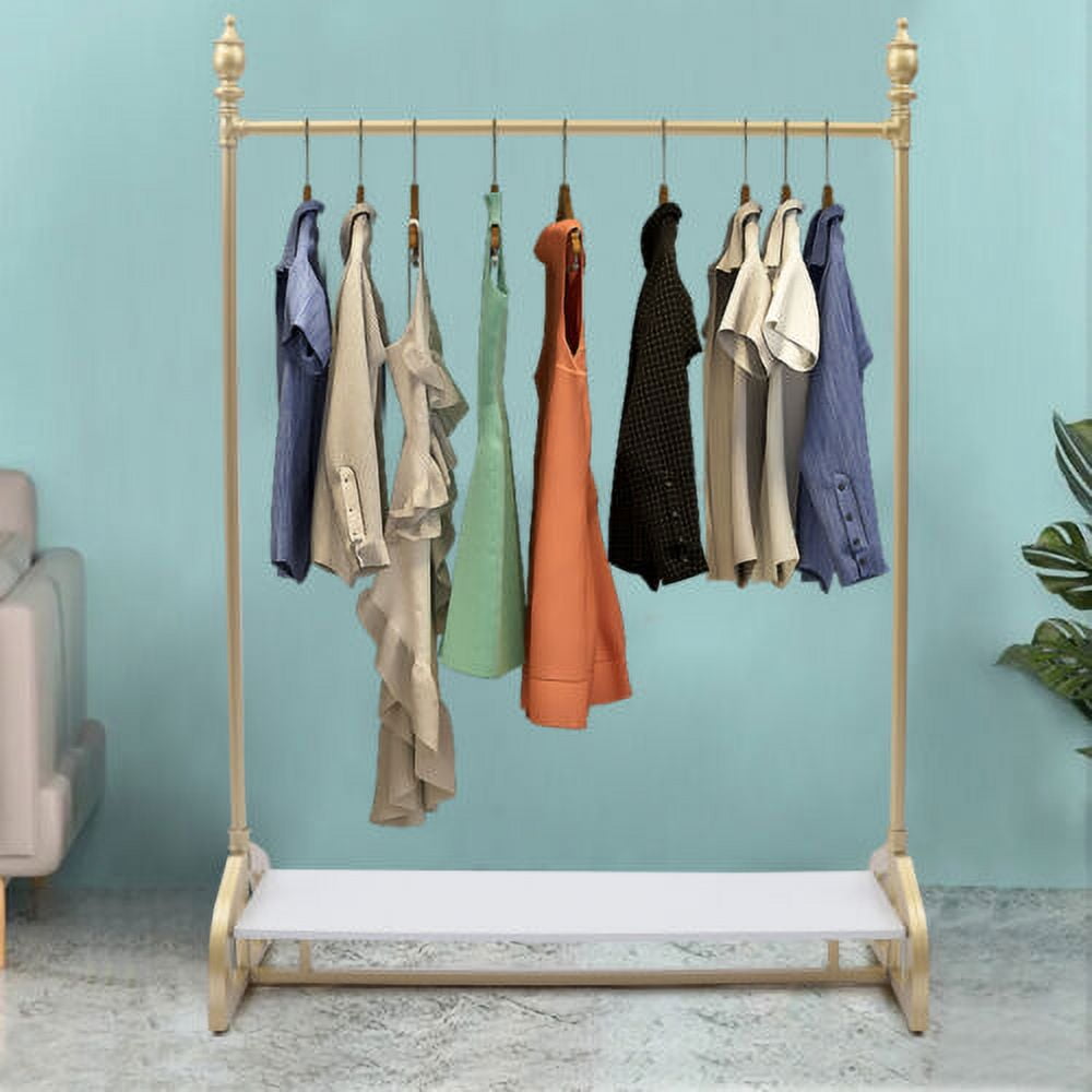 Multi-functional Clothes Rack Organize Display Shelf Freestanding ...