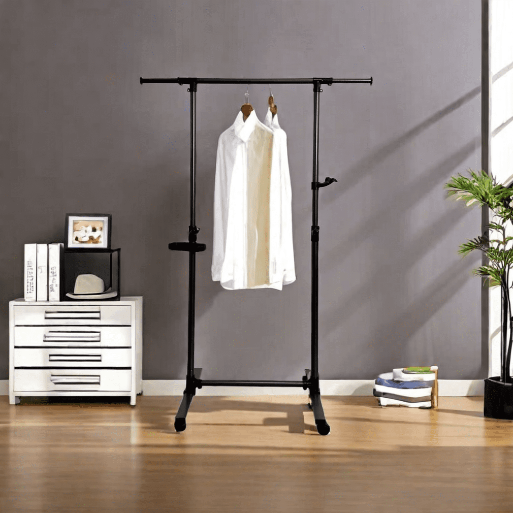 Multi-functional Clothes Rack with Wheels for Hanging or Drying Clothes ...