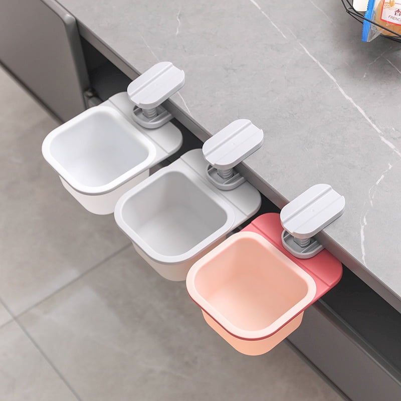 Multi-functional Desktop Rotating Wastebasket Kitchen Small Storage ...