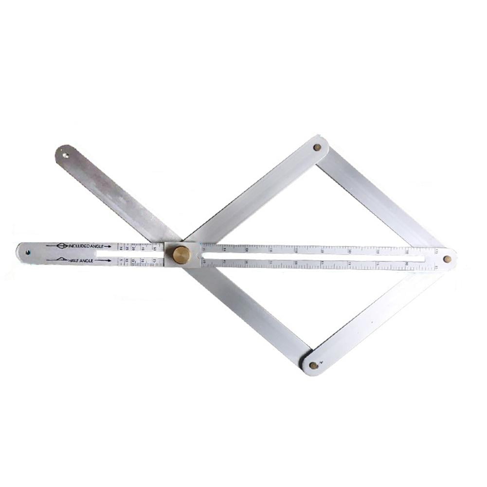 Multi-functional Diagonal Ruler and Protractor for Angle and Diagonal ...