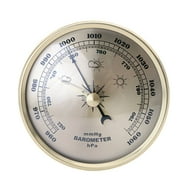 Precision 3.25 inch Wall Barometer with Weather Measure Gauge and ...