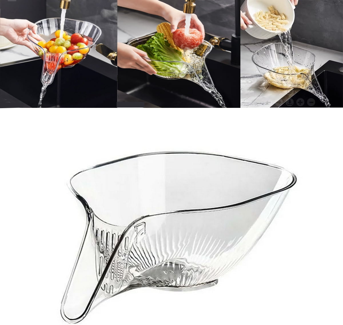 Multi-functional Drain Basket, 2024 New Drainage Basket Funnel, Kitchen ...