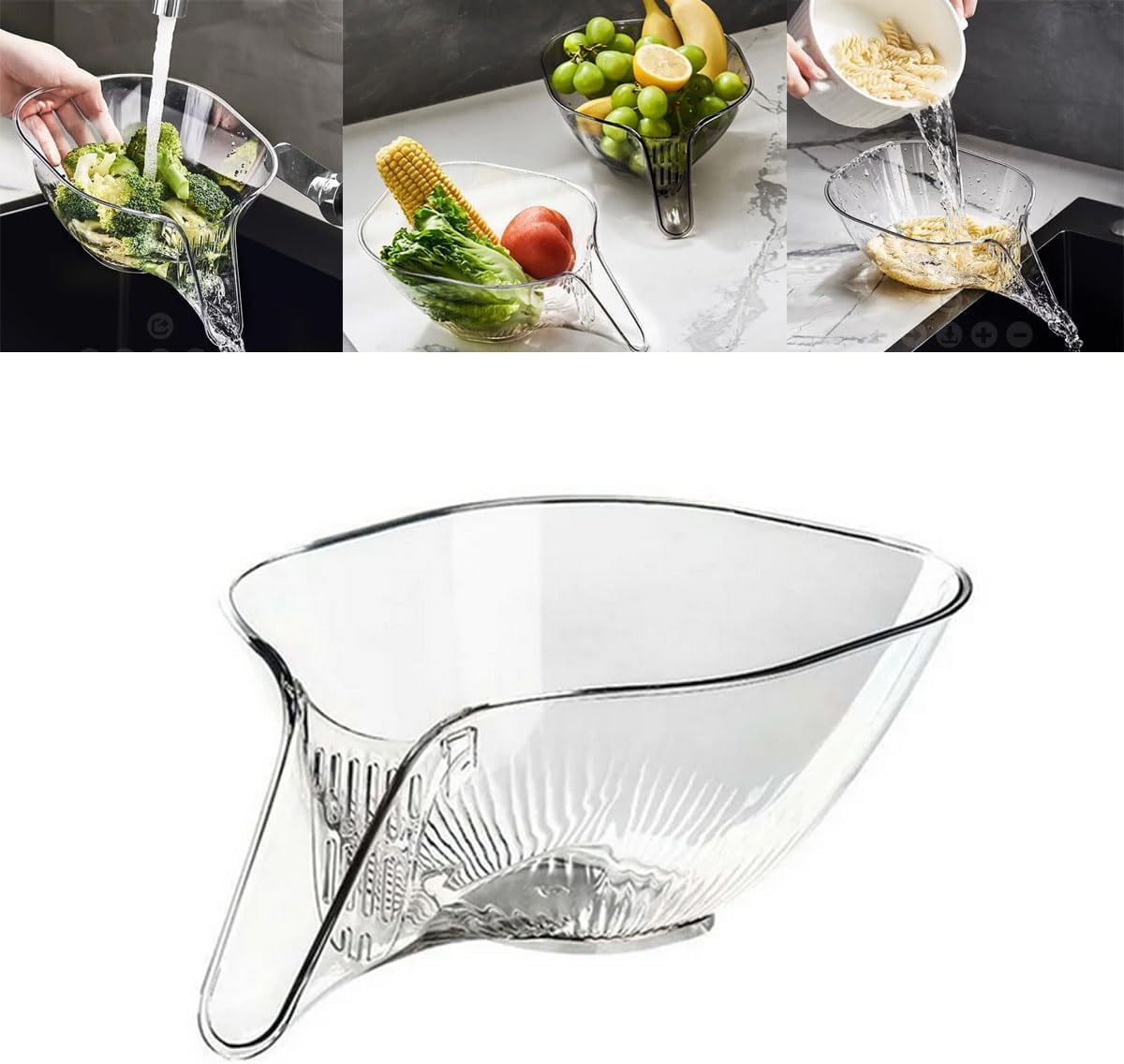 Multi-functional Drain Basket, Drainage Basket Funnel, Multifunctional ...