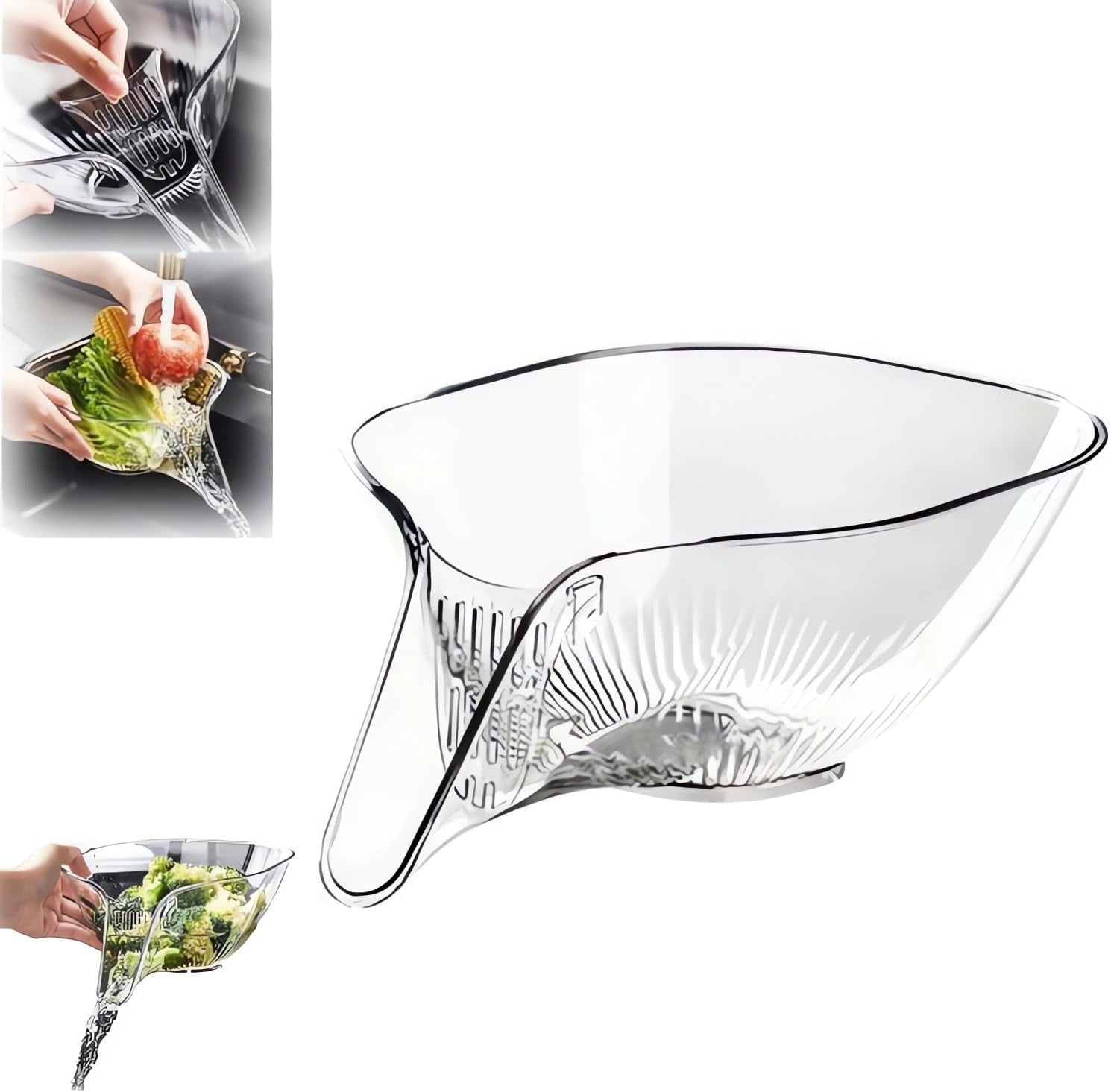 Multi-functional Drain Basket, Kitchen Sink Drain Strainer Basket ...