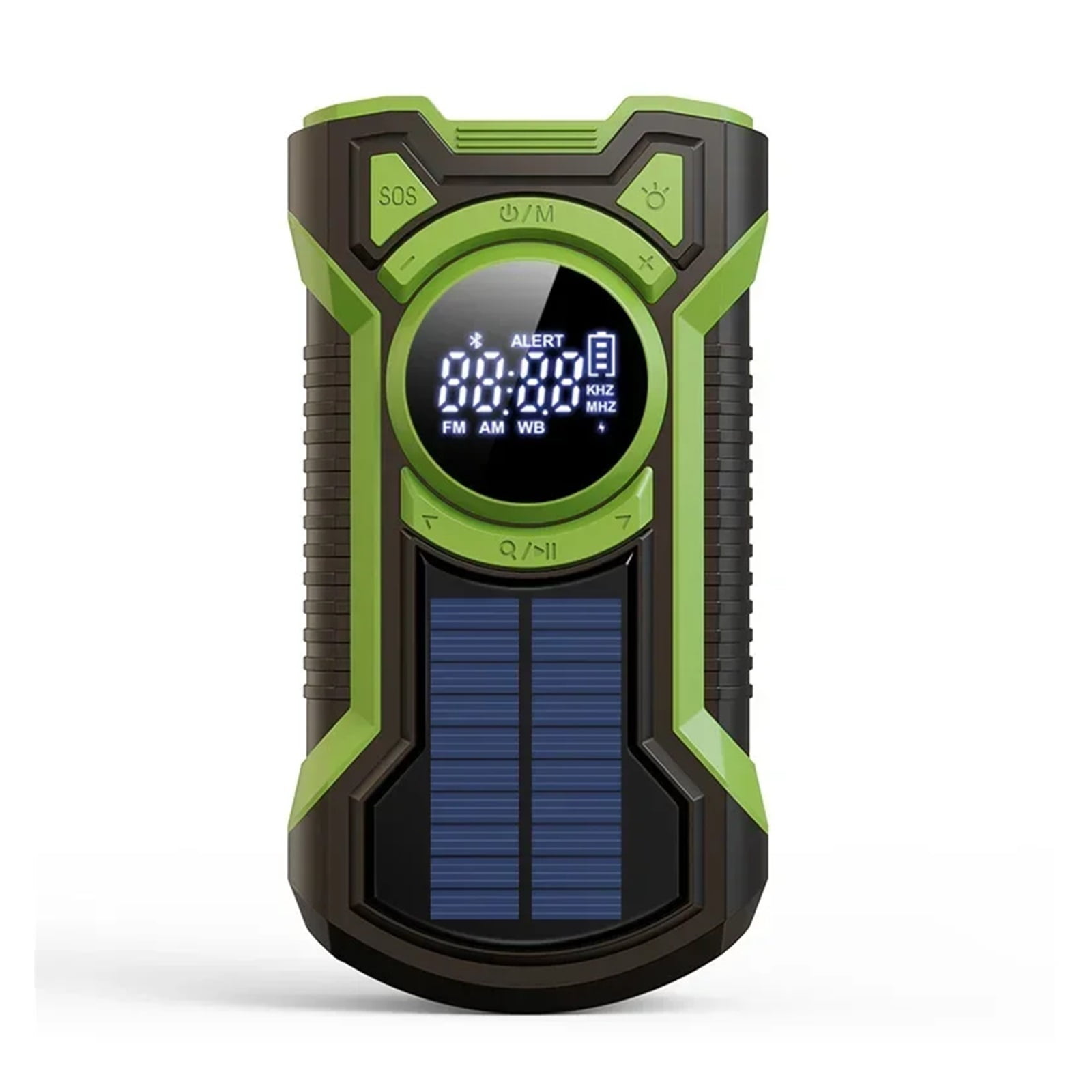 Multi-functional Emerncy Radio Solar Powered Hand Crank Portable ...