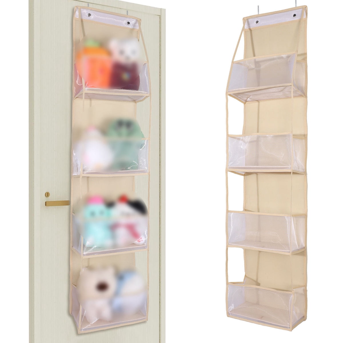Multi-functional Fabric Hanging Bag for Behind the Door Multi-layer ...