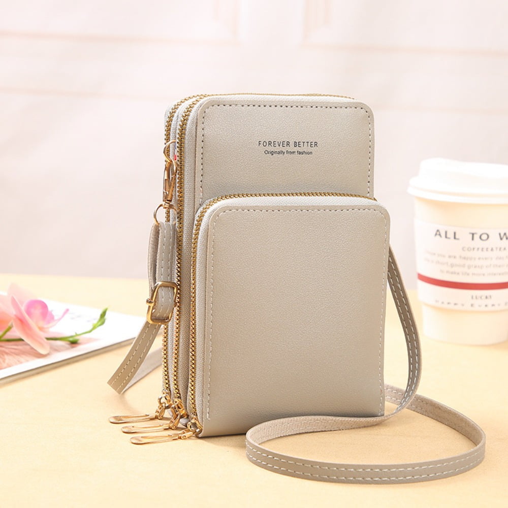 Multi-functional PU Leather with Touch Screen Big Capacity Wallets Mini ...