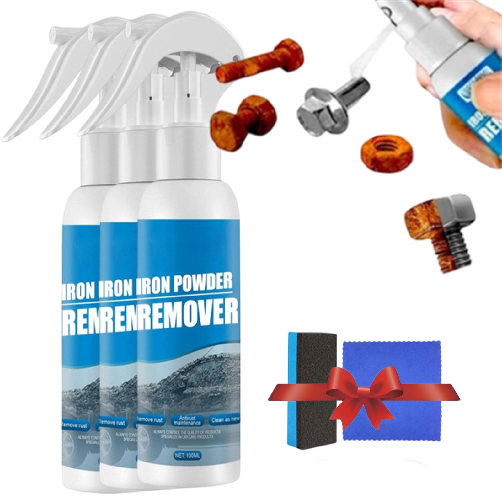 Multi-functional Quick-acting Rust Removal Spray, 30/100ml, Powerful ...