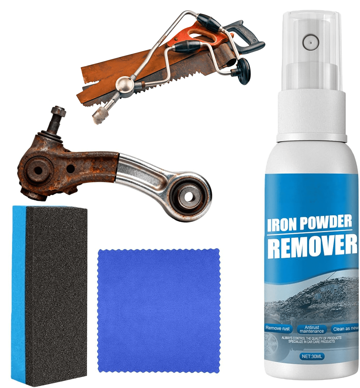 Multi-functional Quick-acting Rust Removal Spray, Fast-Acting Formula ...