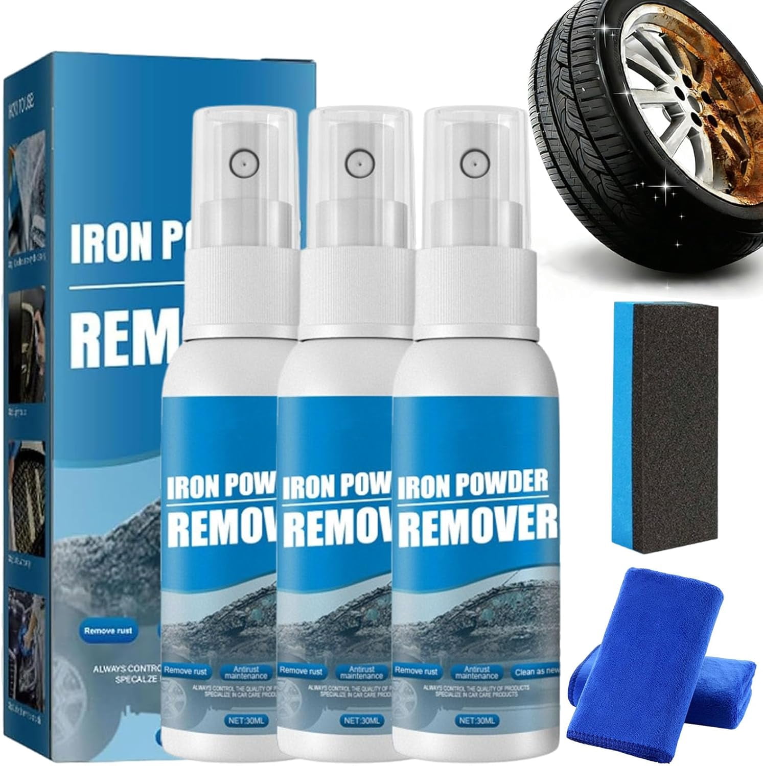 Multi-functional Quick-acting Rust Removal Spray, Heavy Duty Rust ...