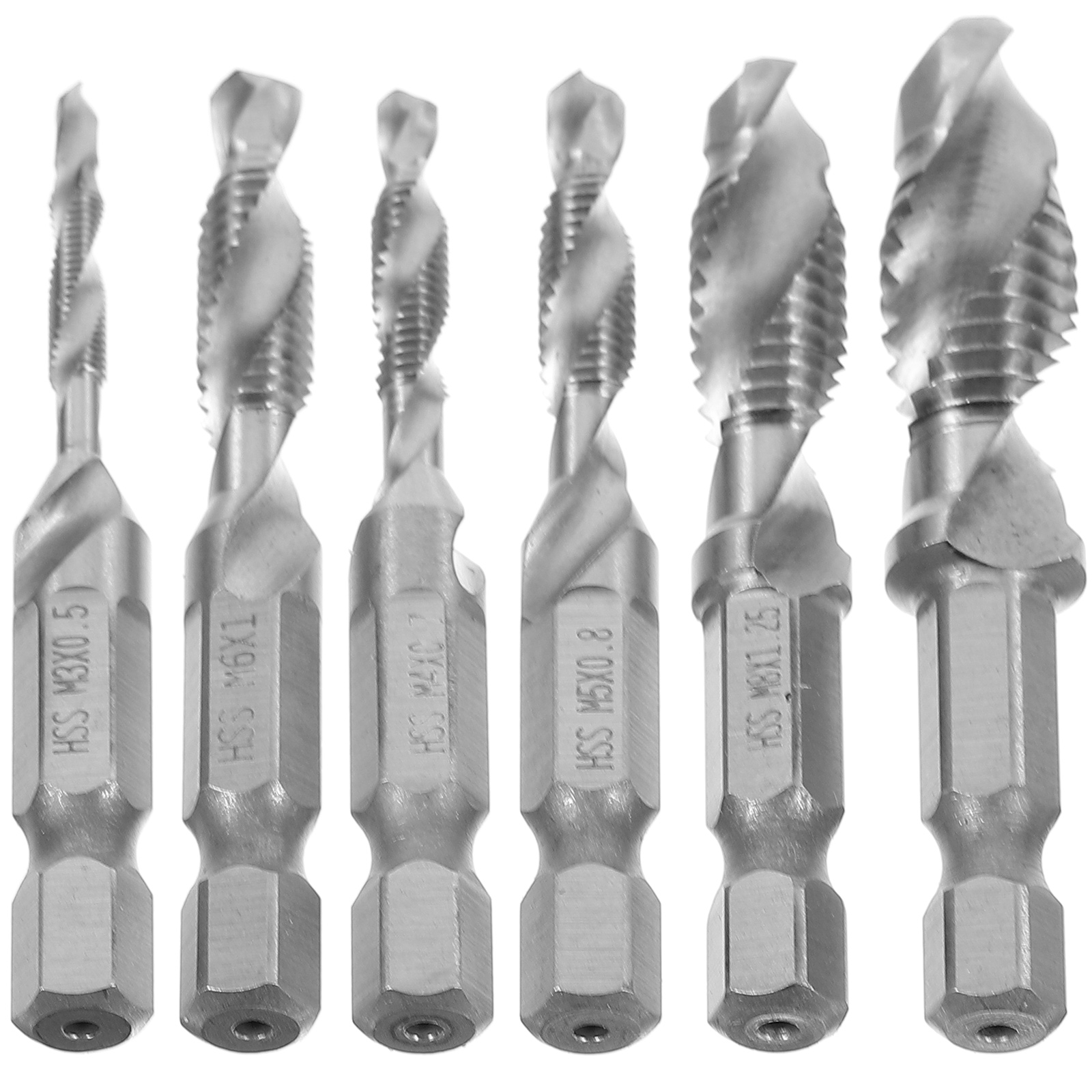 Multi-functional Safely 6-piece Set Drilling Bit Serrated Grooving Bit ...