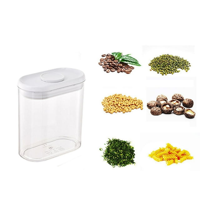 Multi-functional Storage Jar Highly organizers and storage Transparent ...