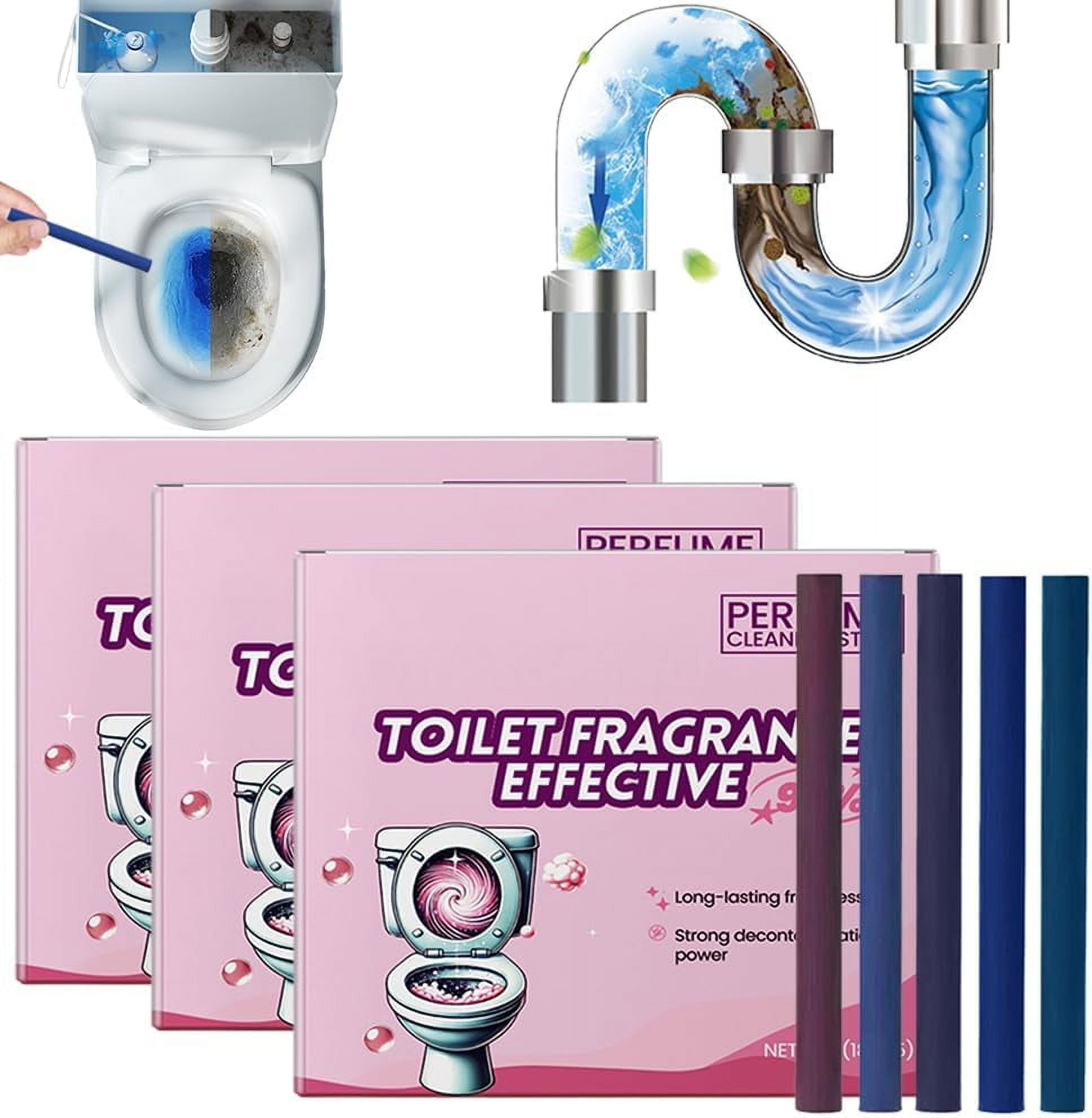 Multi-functional Toilet Cleaning Sticks, 2025 Upgraded Toilet Cleaning ...