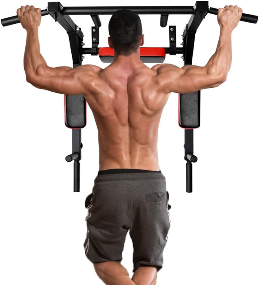 Multi-functional Wall Mounted Pull Up Bar Heavy Duty Chin Up Bar for ...