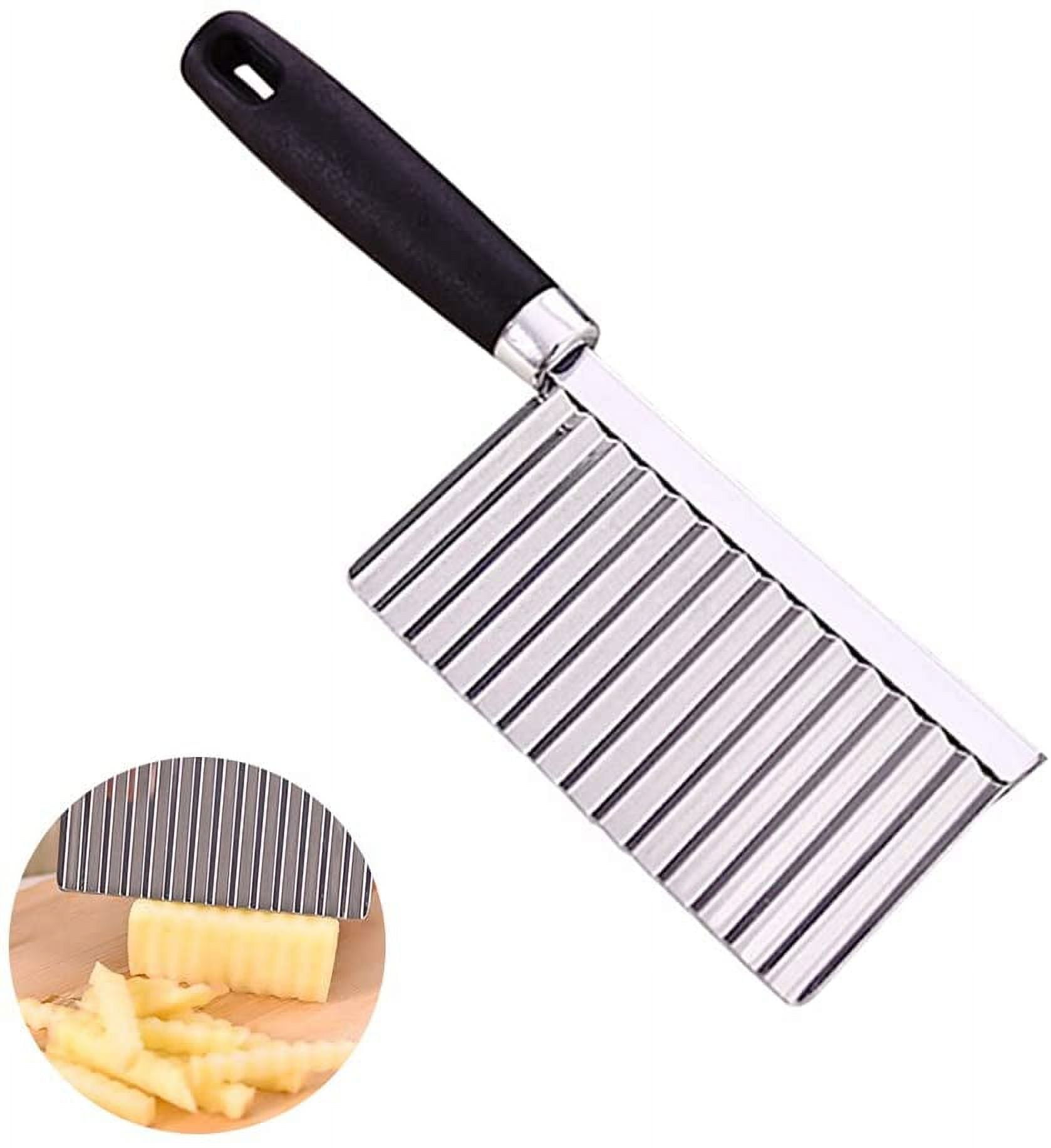 Multi functional potato wavy blade knife, stainless steel sandwich ...