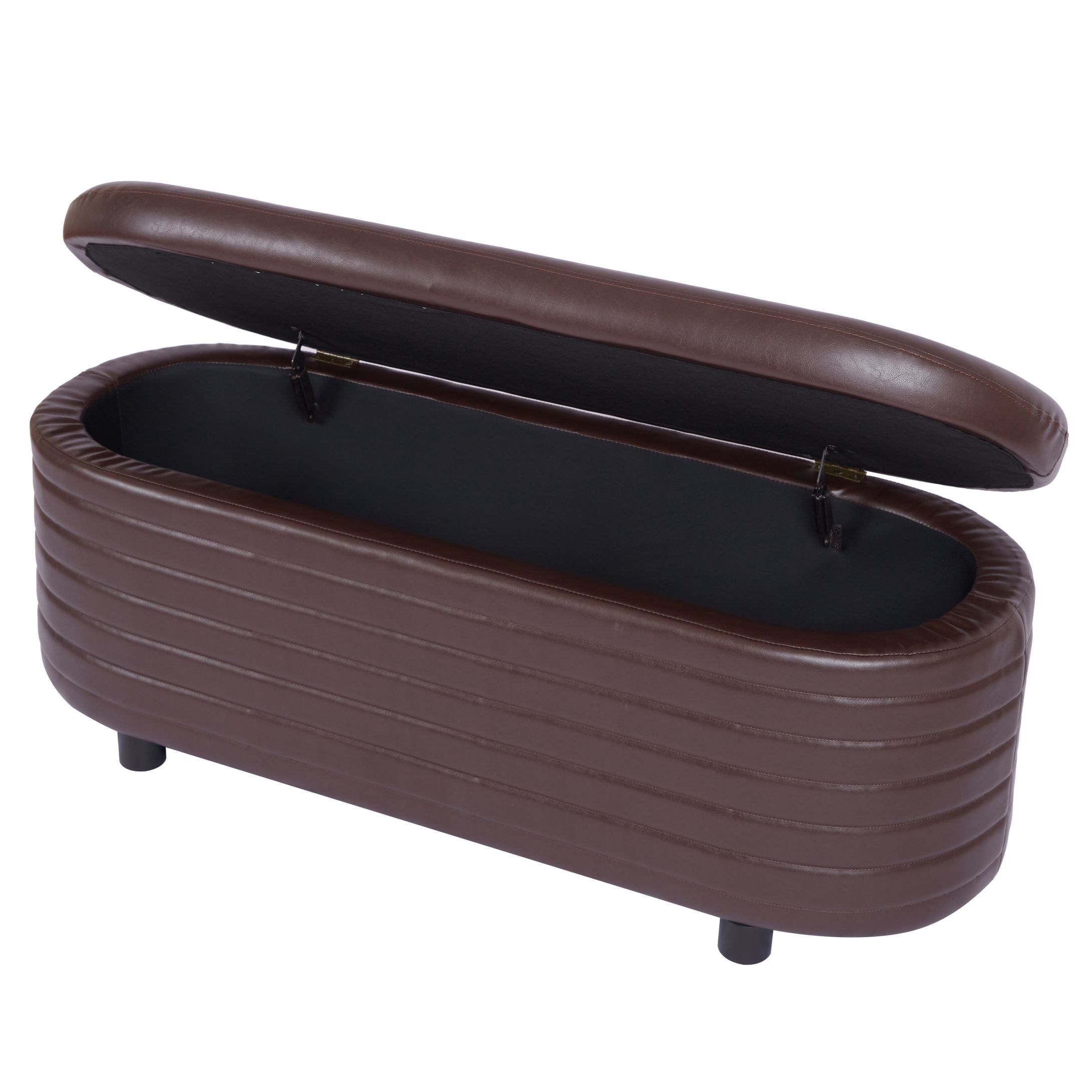 Multi-functional storage PU material sofa stool-White PU - Walmart.com