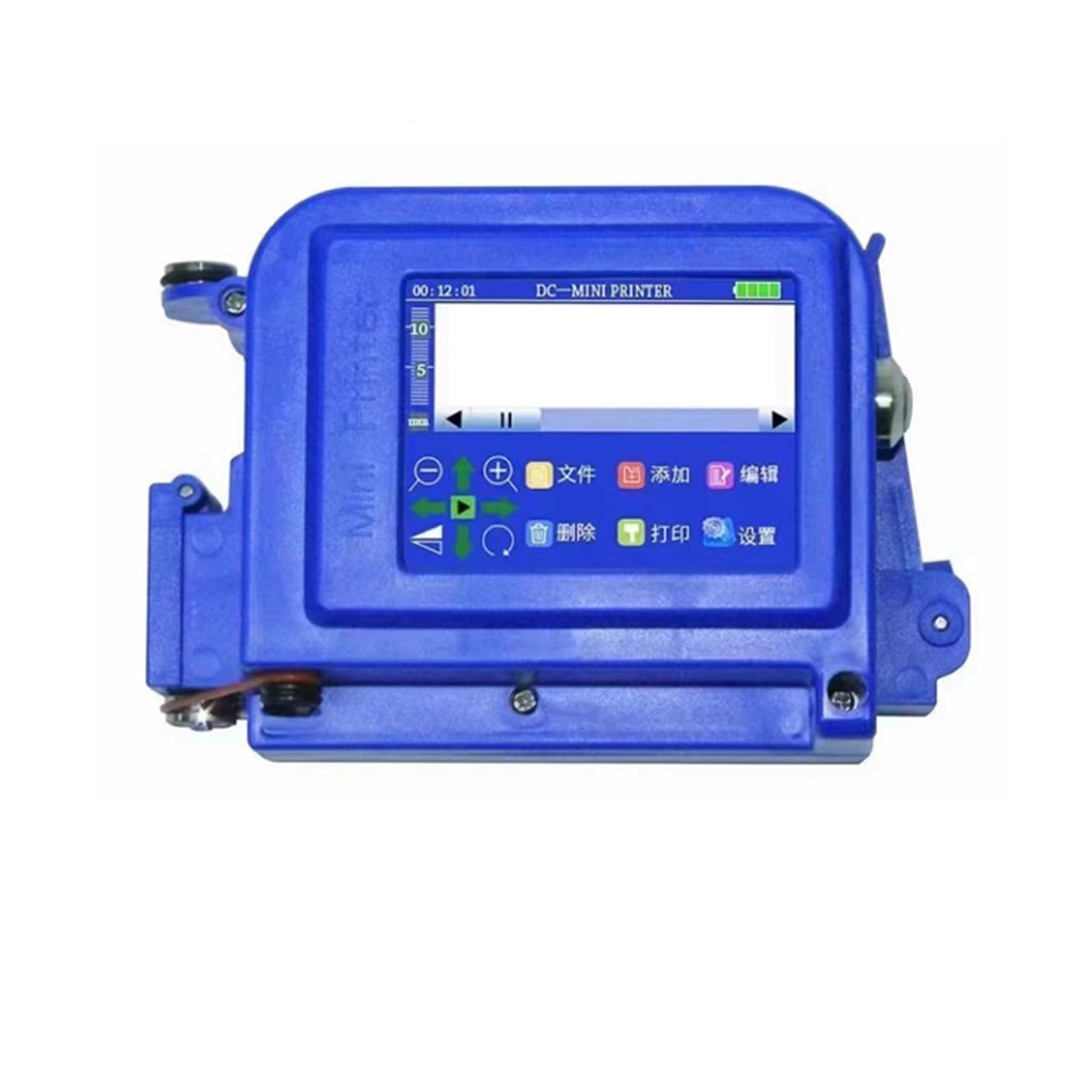 Multi-language 12.7mm Touch Screen Bar Batch Code Date Logo Expiry ...