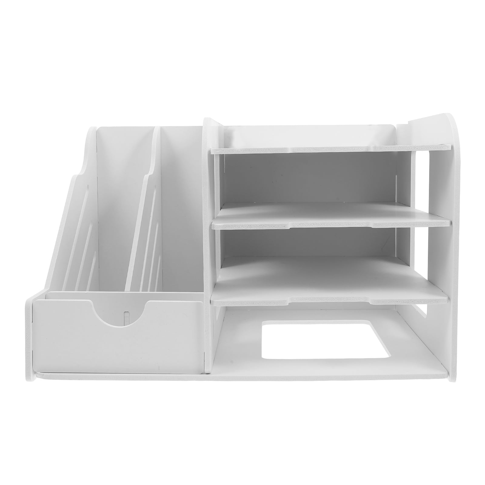 Multi-layer File Rack Paper Plates Front Desk Hinges Cover Letter Table ...