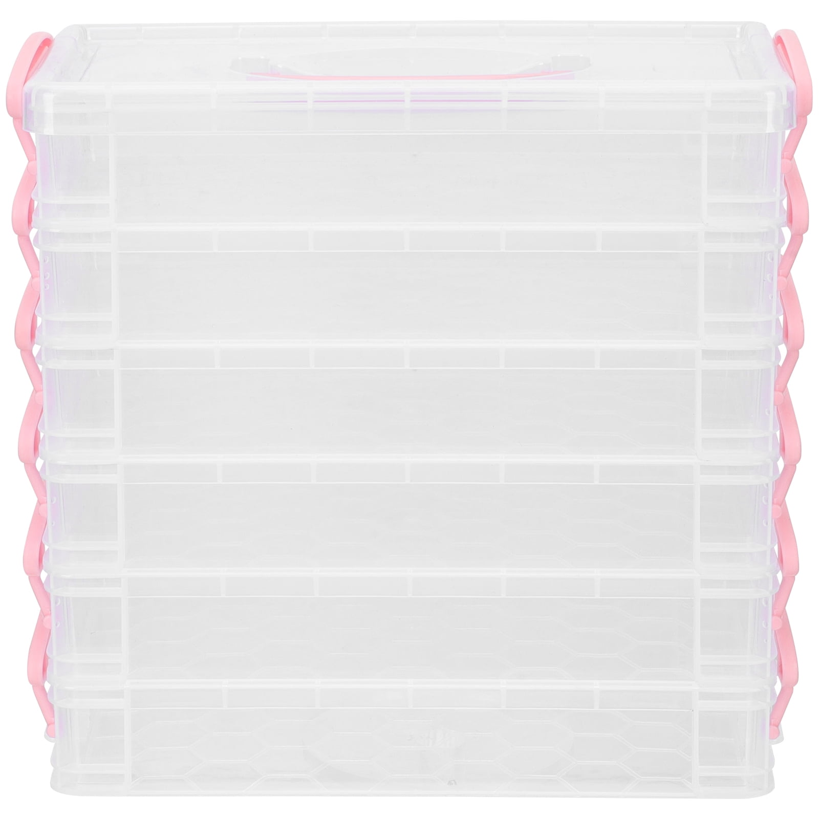 Multi-layer Stationery Box Multifunction Clear Plastic Containers ...