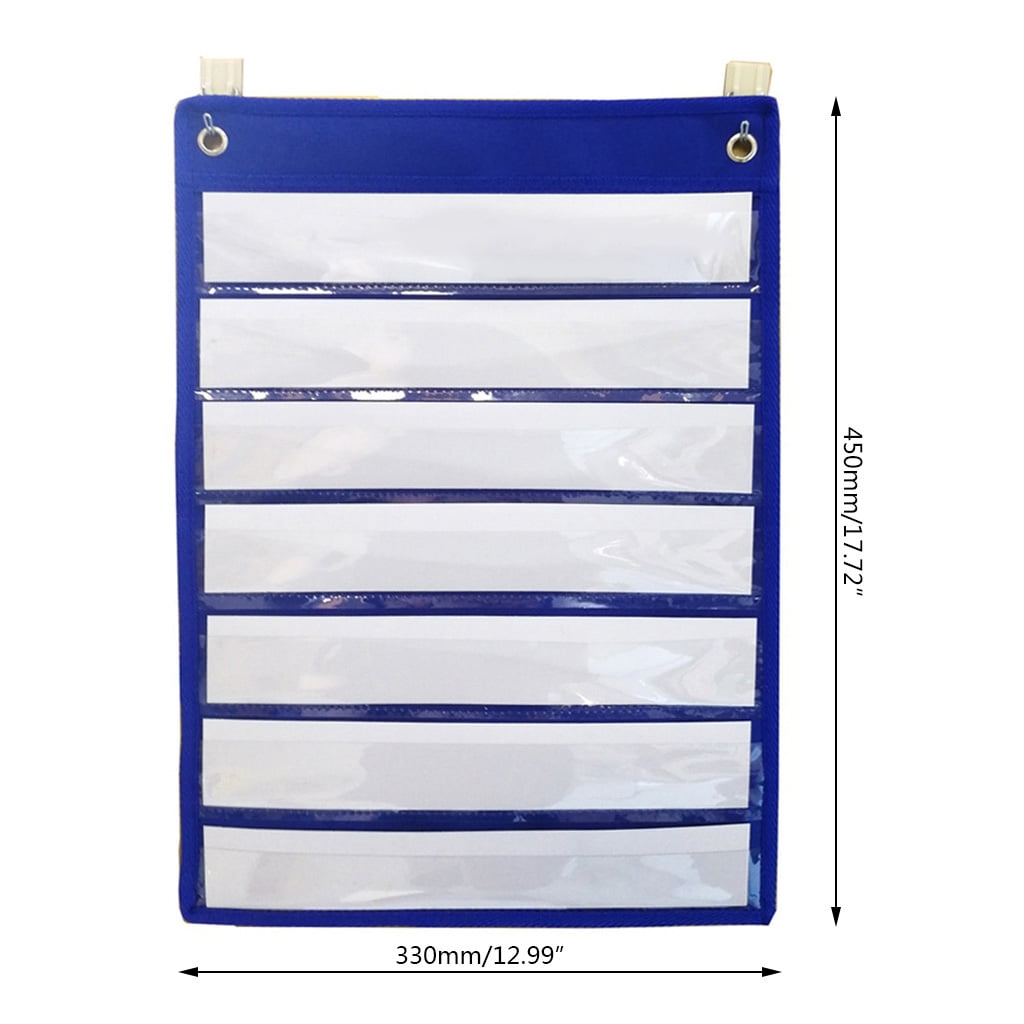 Multi-layer Teaching Pocket Chart Set with 10 Erasable Blank Cards ...