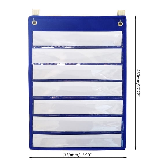 Multi-layer Teaching Pocket Chart Set with 10 Erasable Blank Cards ...