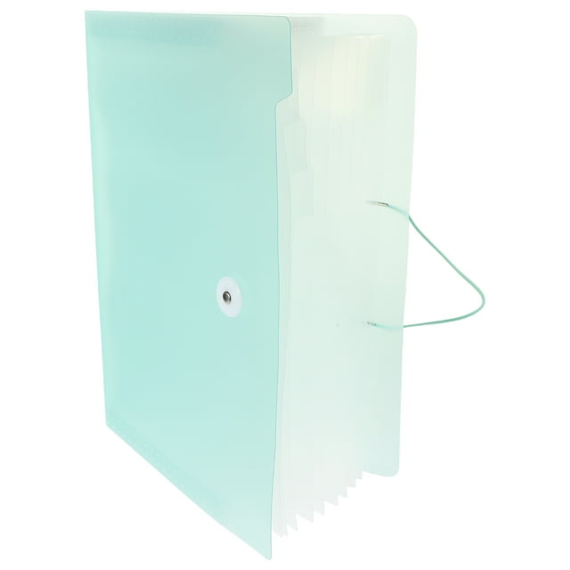 Multi Level Folder Plastic Accordion Binder File Organizer Accordian Folders Clips Storage Bag