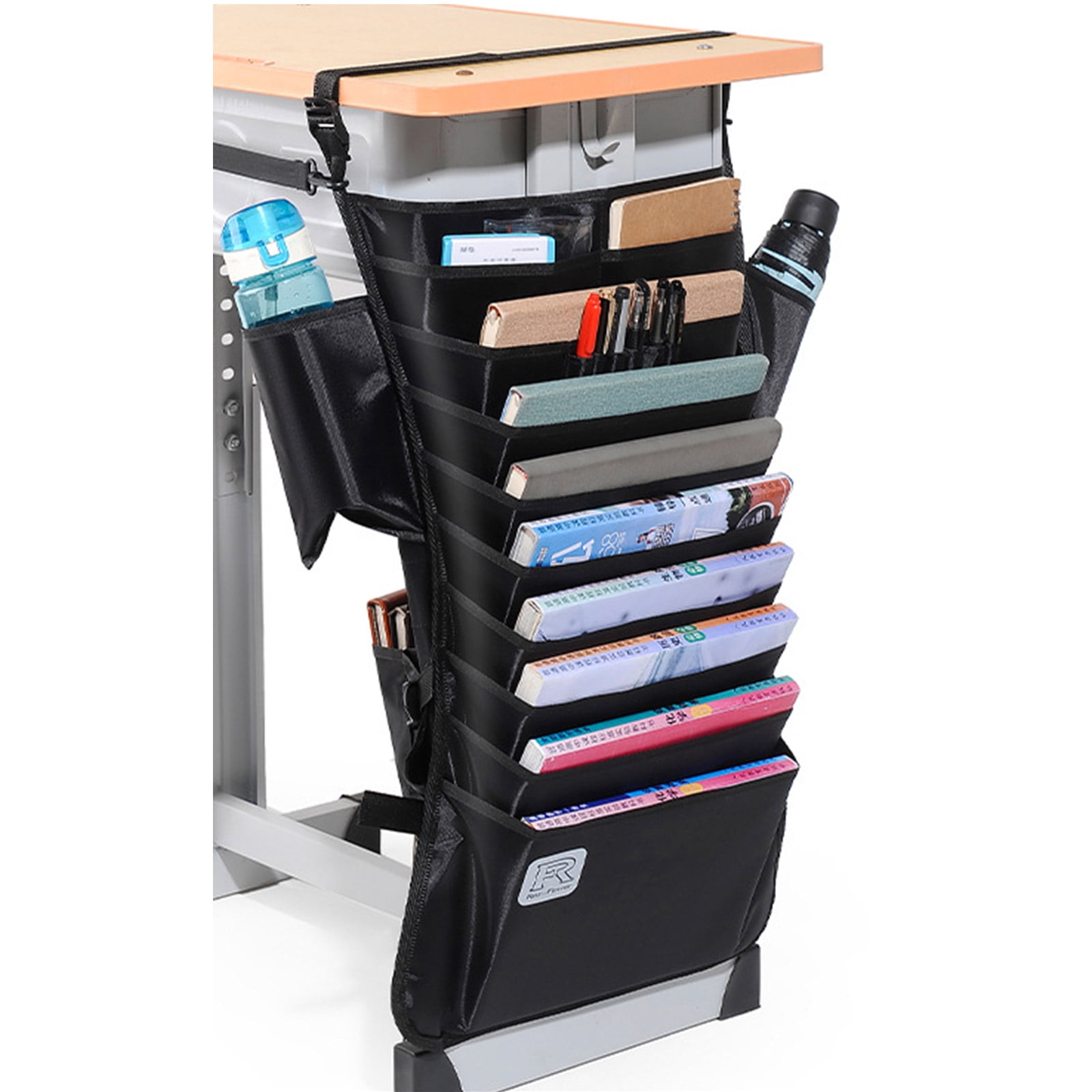 Multi-pocket Hanging File Bag Classroom Desk Management for High School ...