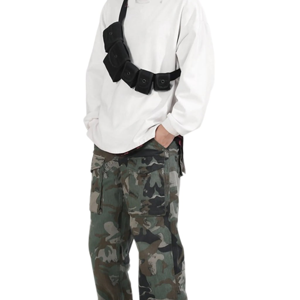 Multi-pockets String Crossbody Bag for Women Man Sport Waist Bag Chest ...