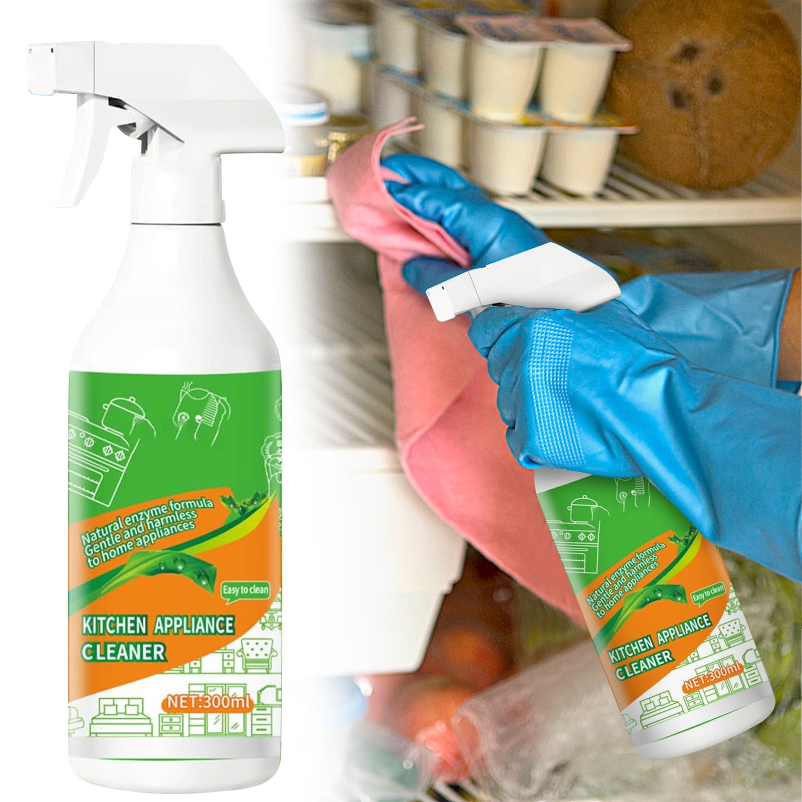 Multi-purpose Cleaner,300ML Electrolyzed Ion Kitchen Cleaner ...