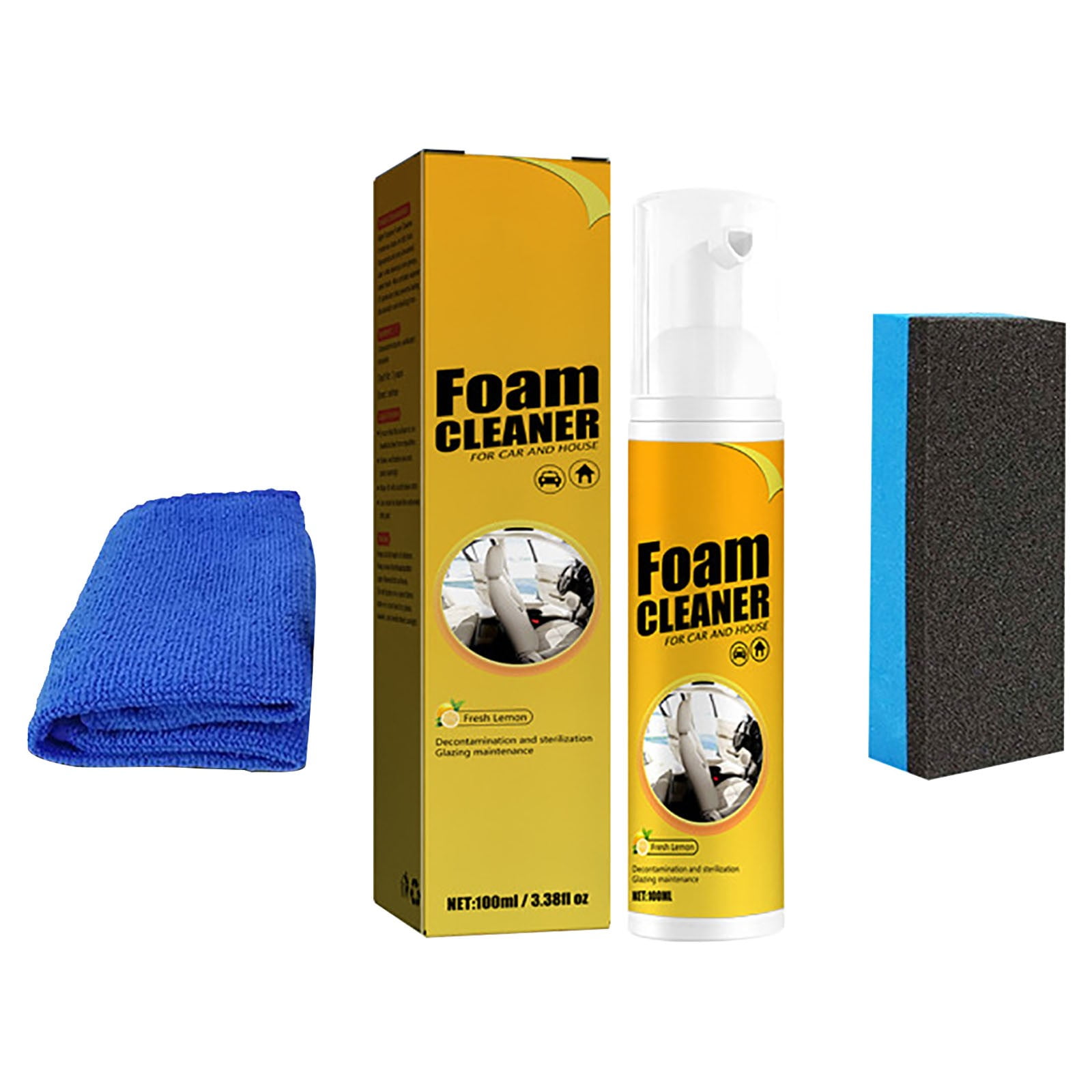 Multi-purpose Foam Cleaner,All Around Master Foam Cleaner,Car Interior Foam Refinisher Cleaner ...
