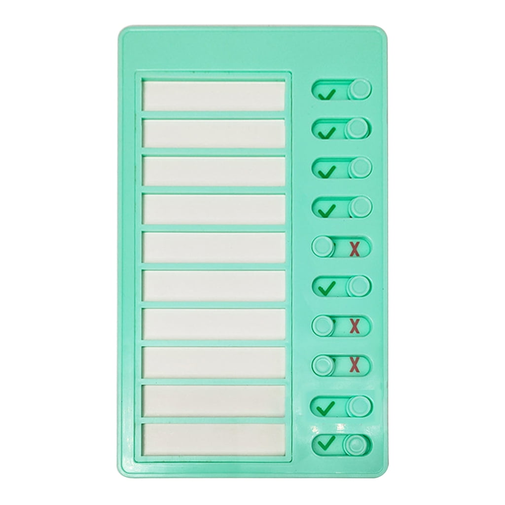 Multi-purpose Memo Checklist Pad 5'''' Adjustable My Chores Checklist ...