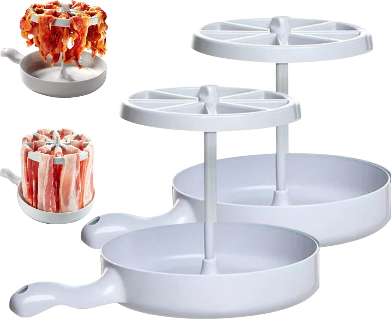 Multi-purpose Microwave Barbecue Grill, Bacon Wizard Microwave Crispy ...