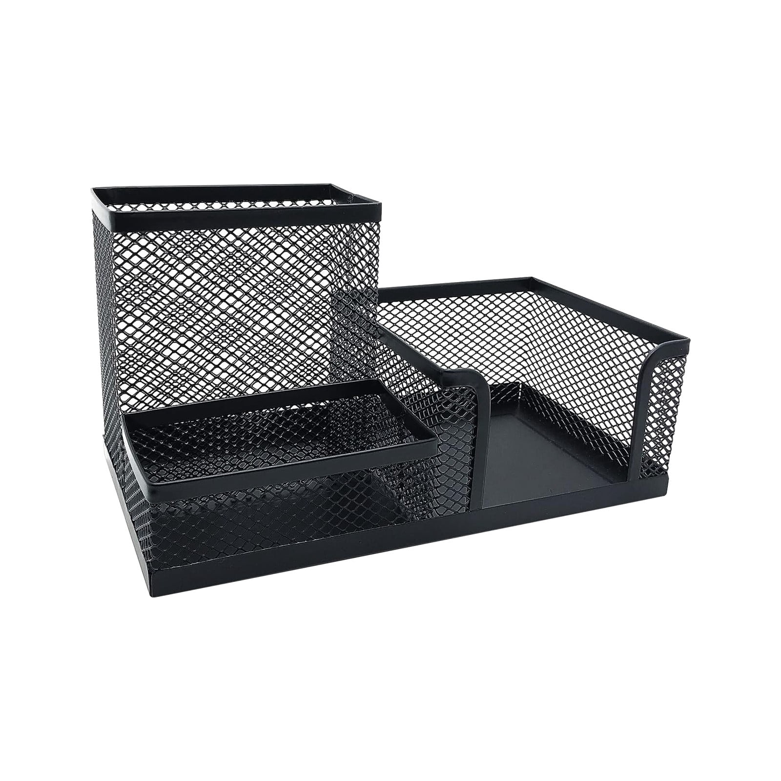 Multi-purpose Pen Container Creative Metal Wrought Iron Three-grid ...