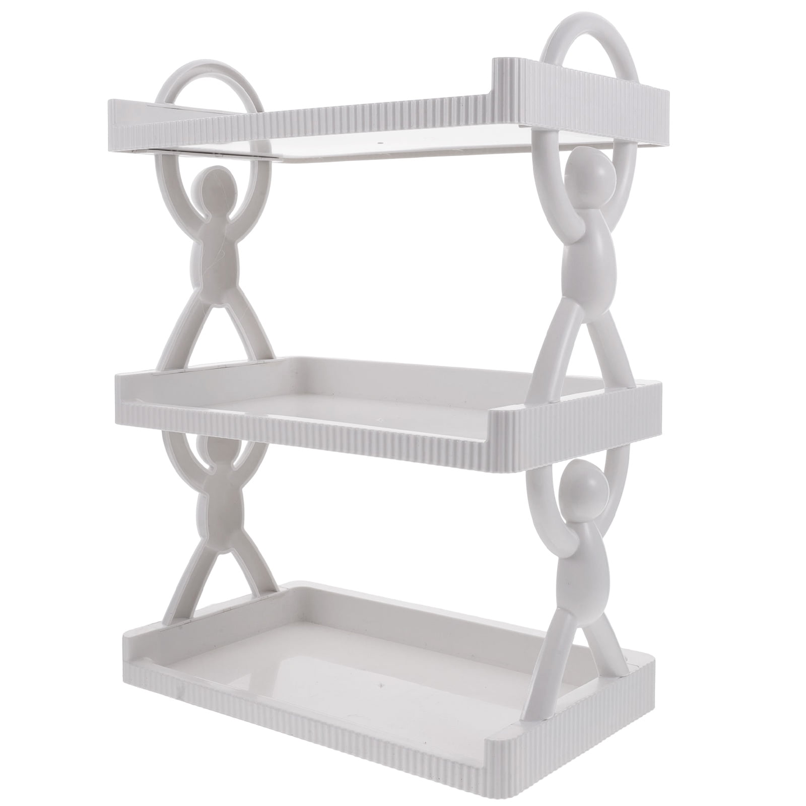 Multi-purpose Storage Rack Cupcake Stand Plastic Shelves Make Holder ...