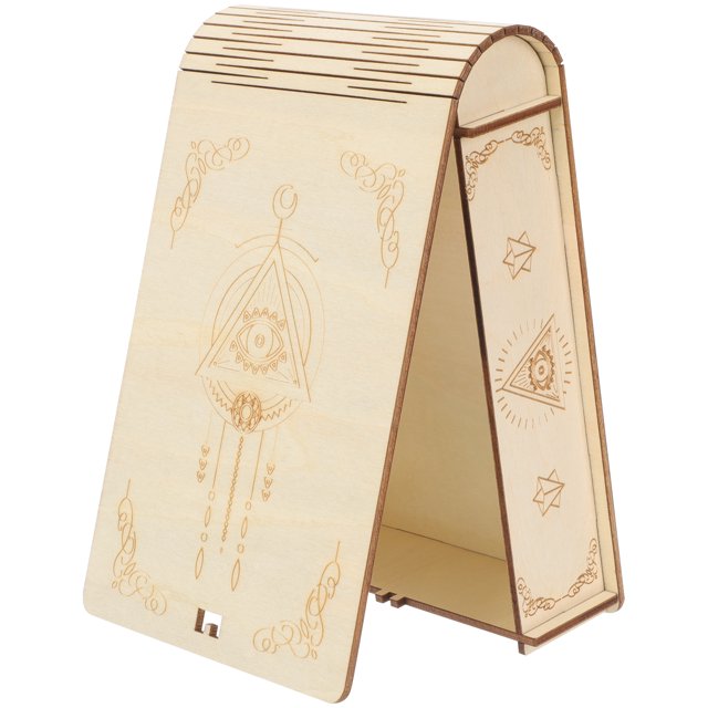 Multi-purpose Tarot Cards Box Wood Tarot Cards Storage Case Outdoor ...