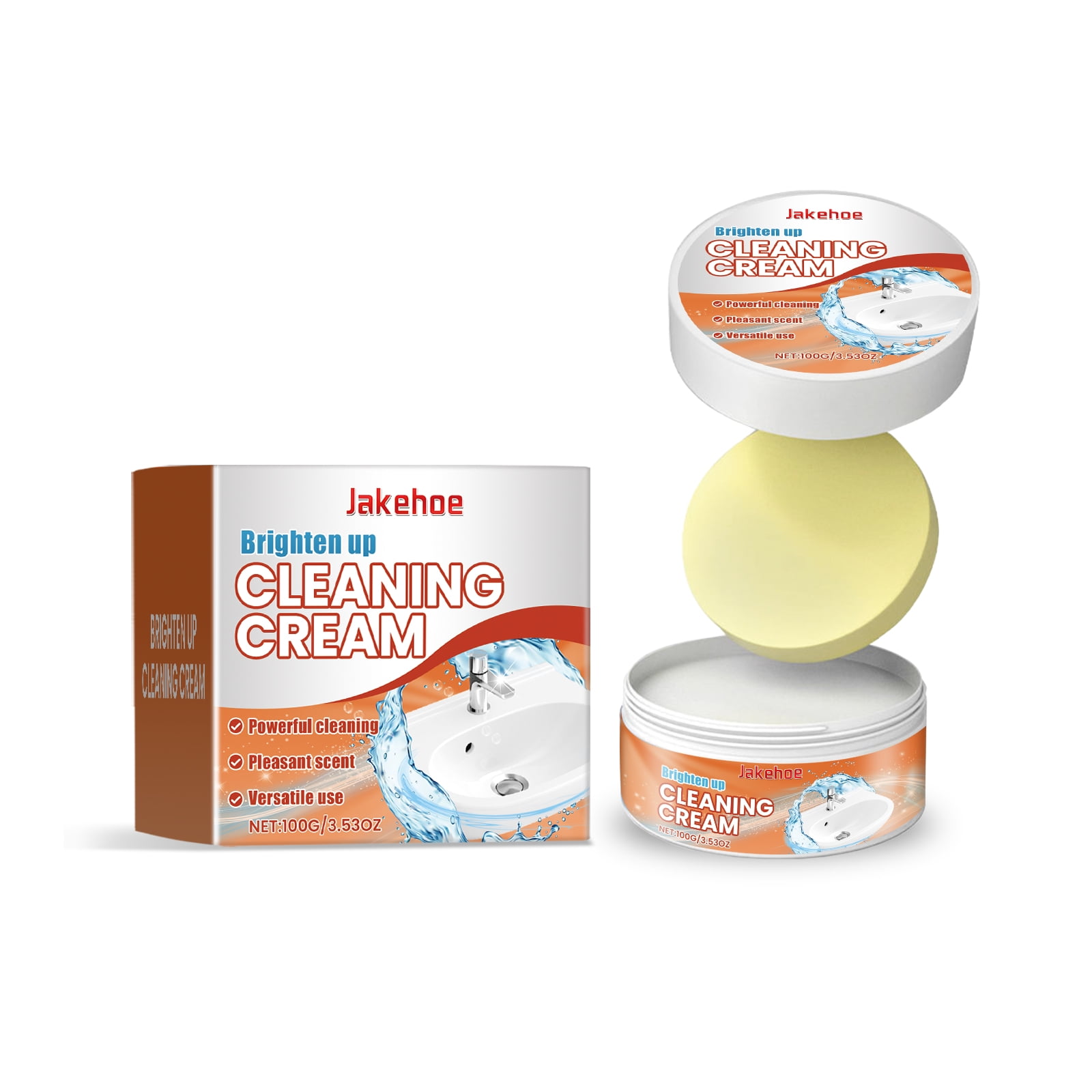 Multi purpose cleaning cream with multiple effects for cleaning kitchen ...